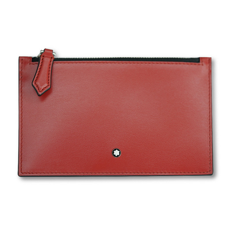 Montblanc Case With Zipper Card Holder Meisterstück Calf Color Red Ref ...