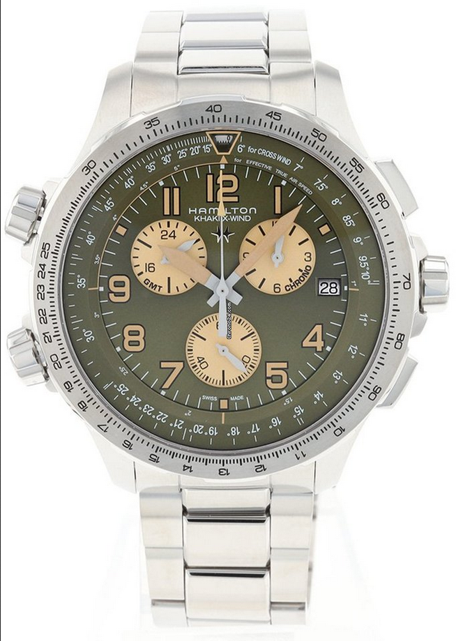 Hamilton Khaki Aviation X-Wind GMT Chrono Quartz ref. H77932160 ...