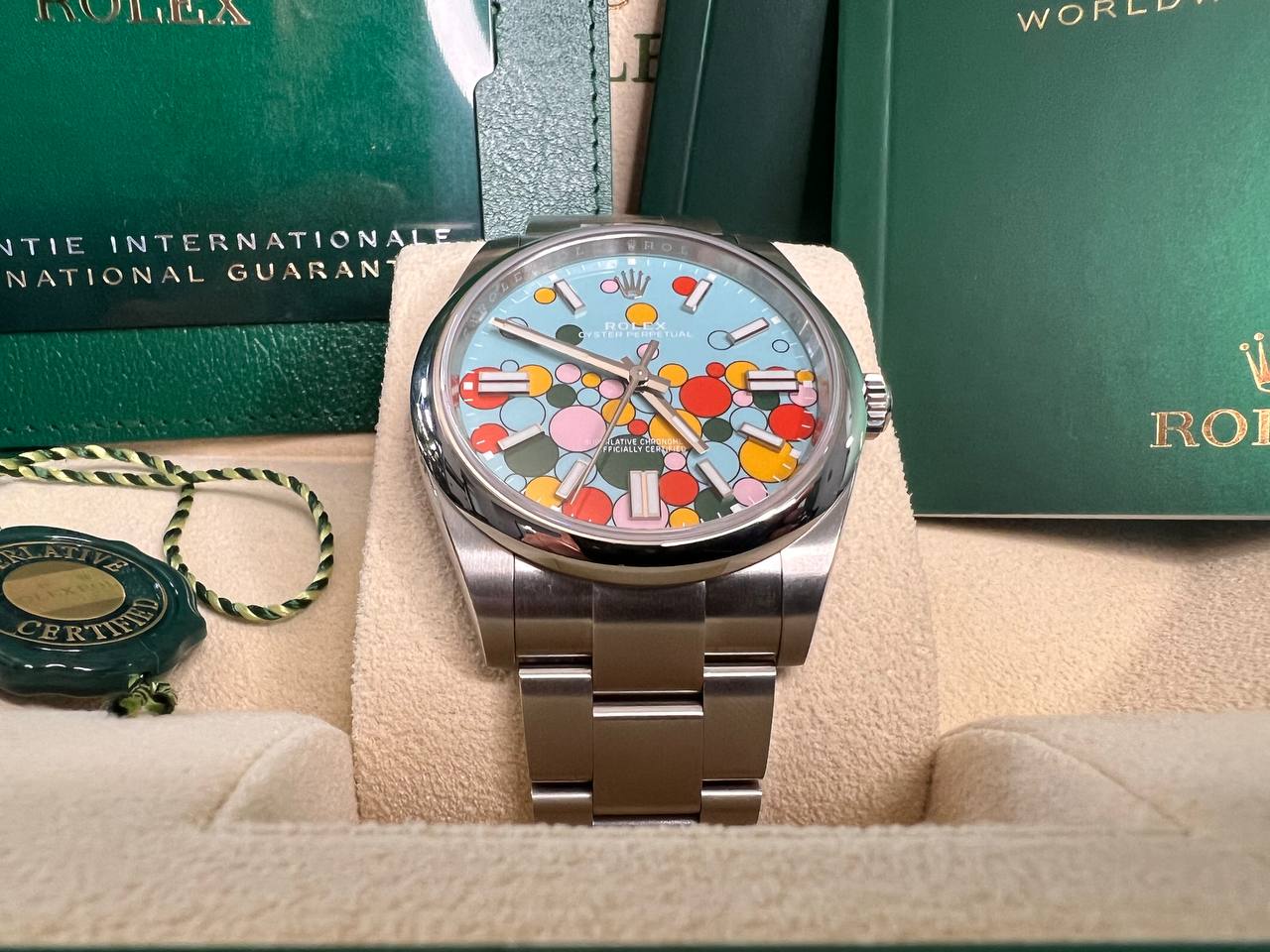 Rolex Oyster Perpetual 41 ref. 124300 Celebration – watchdeluxe.it